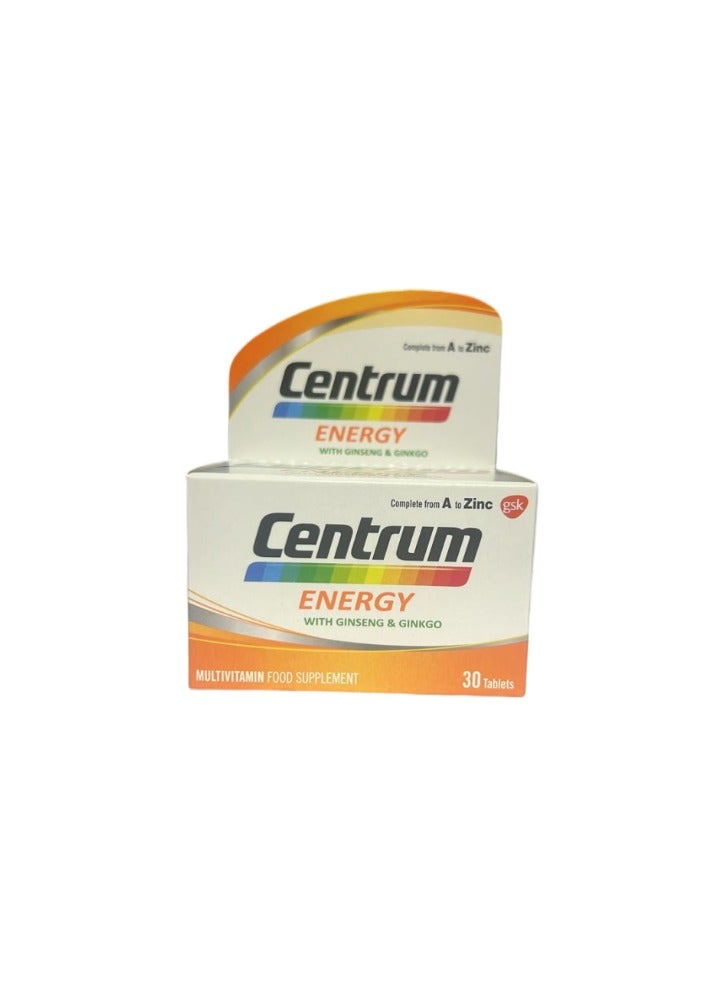 Centrum Energy Multivitamin - 30 Tablets | Best Price KSA | Riyadh, Jeddah