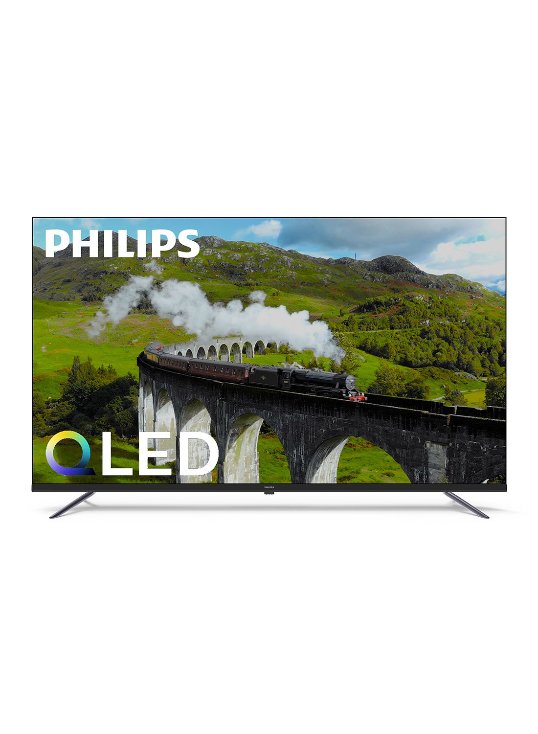 Philips 75 inch QLED 4K Google Smart TV 75PQT8169/56 Black 75PQT8169/56 ...