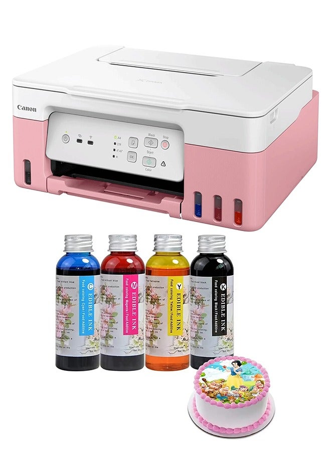 Canon PIXMA G3430 Pink All-in-One Multi-function printer With Food ...