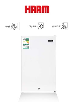 HAAM Single Door Refrigerator - 3.2 Feet - 92 Liters - White - HM125WRF ...