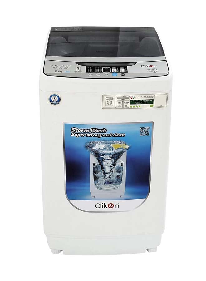 Clikon 6 KG Top Loading Washing Machine CK662 White | Best Price KSA ...