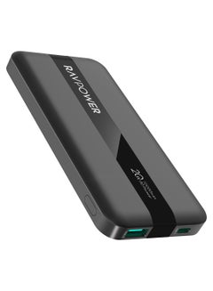 RAVPOWER 10000 mAh PD20W 2-Port Power Bank Black | Best Price UAE ...