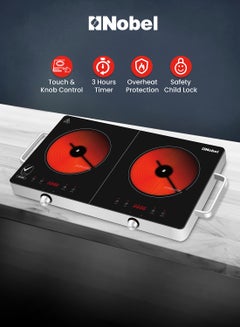 Nobel Infrared Cooker: LED Digital Display Crystal Glass Surface With ...