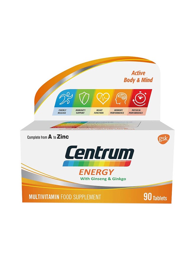 Centrum Energy Multivitamin Supplement Tablets With Vitamins Iron With ...