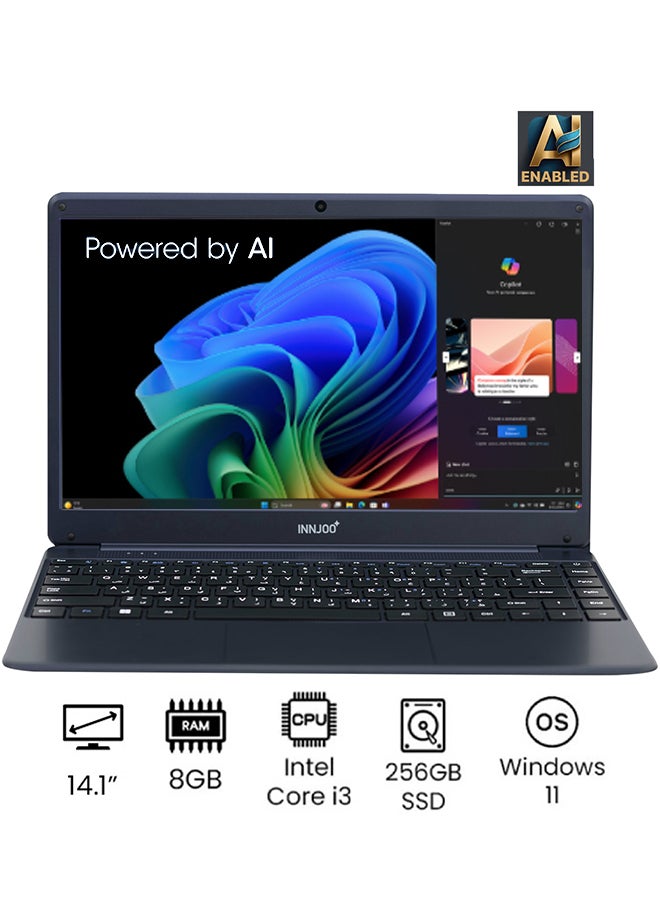 InnJoo G6 AI Laptop With 14.1-Inch Display, Core i3-8130U Processor/8GB ...