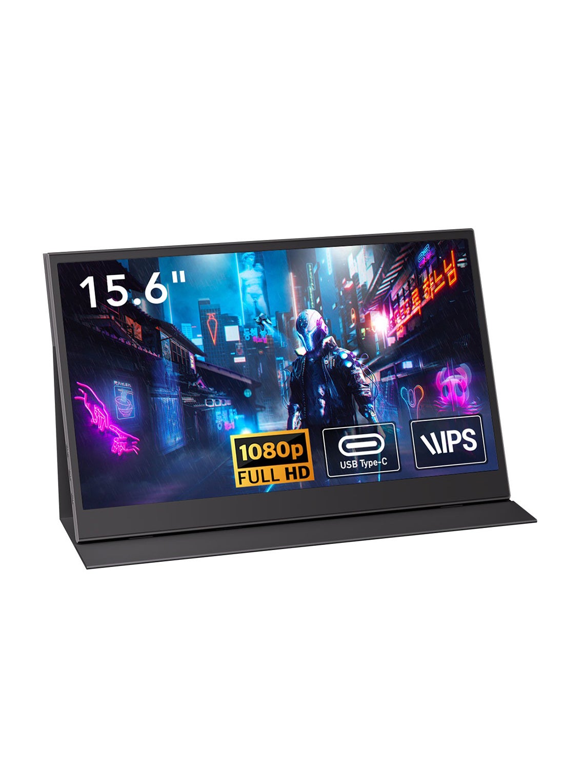 InnJoo 15.6 inch FHD Portable IPS Monitor, 1ms I Leather Case I HDMI x1 ...