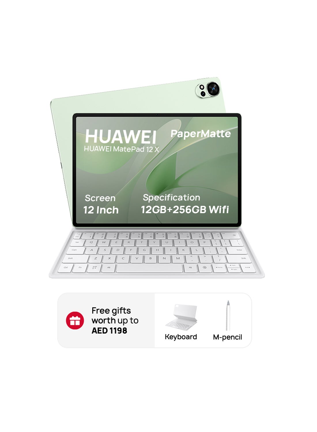HUAWEI MatePad 12X - 12-Inch Papermatte Tablet Green 12GB RAM 256GB ...