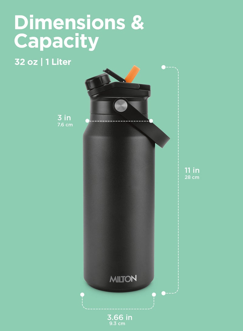 Buy Milton Milton 1.2 Litre (1180 ml) Stainless Steel Water Bottle with ...