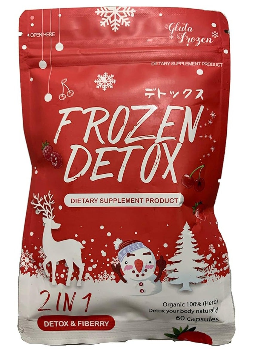 Gluta Frozen Frozen Detox 2-In-1 Detox And Fiberry Dietary Supplement ...