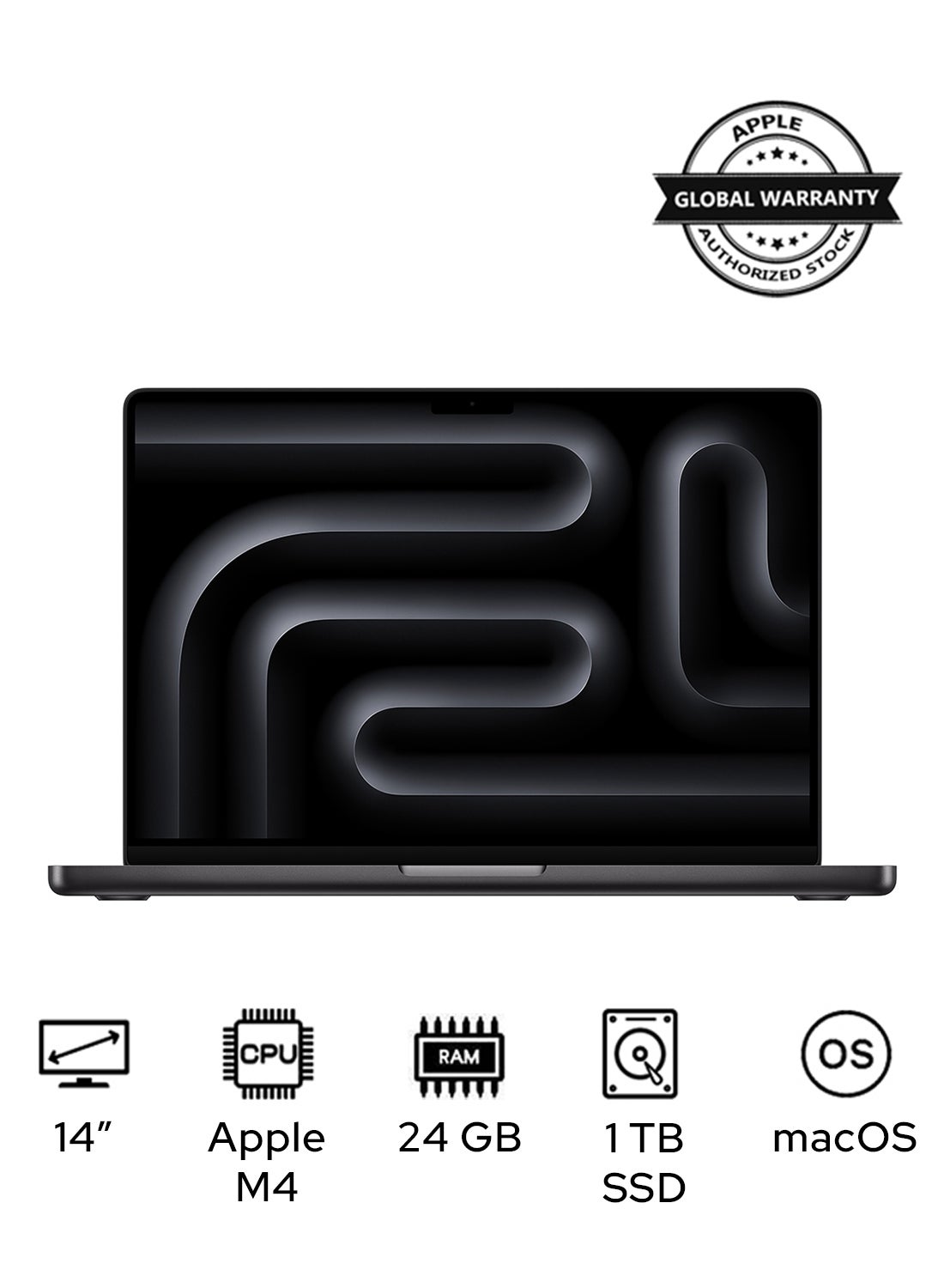 Apple MacBook Pro MX2J3 Liquid XDR Retina 14-Inch Display, M4 Pro Chip ...