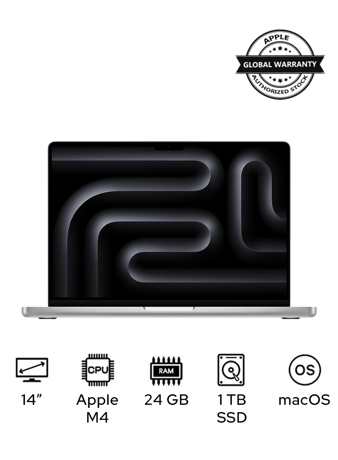 Apple MacBook Pro MX2F3 Liquid XDR Retina 14-Inch Display, M4 Pro Chip ...