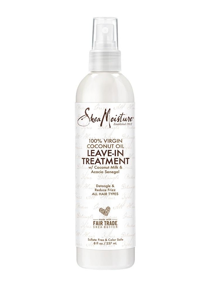 SheaMoisture 100% Virgin Coconut Oil Daily Hydration Leave In Treatment ...