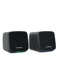 Microdigit Computer Speakers, 6W PC Powered Speakers USB Speaker ...