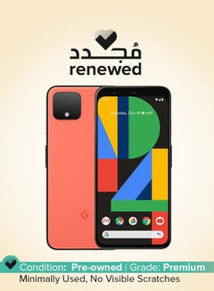 تسوق جوجل وRenewed - Pixel 4 Dual SIM Oh So Orange (1 E-SIM) 6GB RAM ...