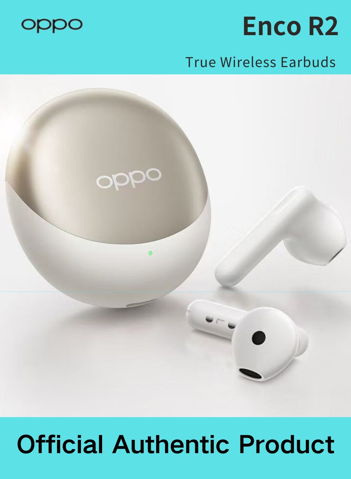 OPPO Enco R2 Earphones, featuring Hi-Fi Sound, Extended 25-Hour ...