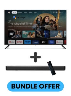 VIDEOCON 75 Inch 4K UHD Google TV with Voice Remote, Chromecast, 60Hz ...