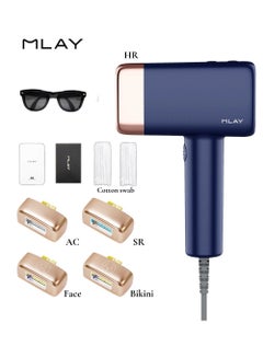 MLAY T14 5 in 1 IPL Hair Removal Device, 3℃ Ice Cooling Laser Hair ...