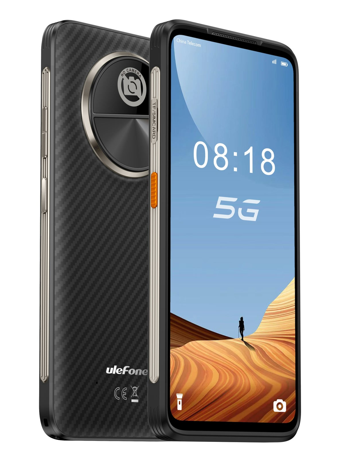 Ulefone No Camera Mobile Octa-core Android 13 Elite Black RAM 12GB ROM 512GB 5G Smartphone ...