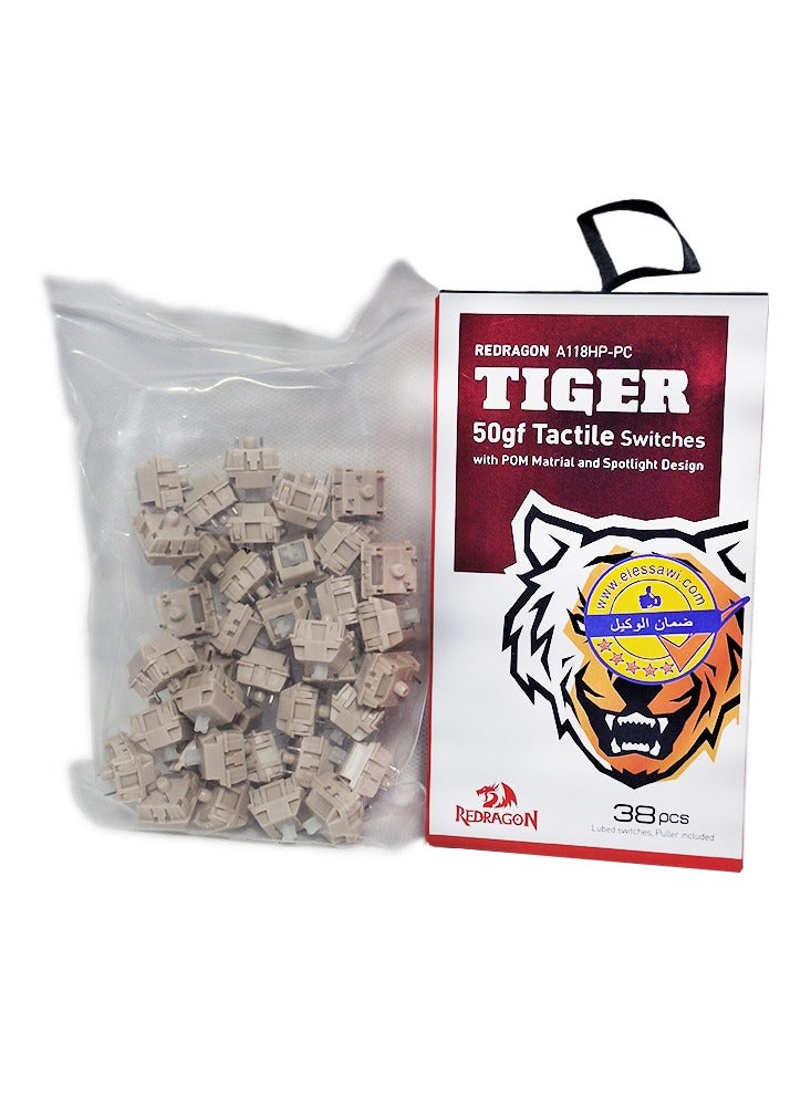 REDRAGON A118HP-PC Tiger 50gf Tactile Switches With POM Material ...