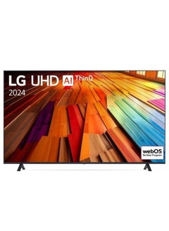 تسوق إل جي و75 Inch UHD 4K Smart TV 60 Hz 2024 75UT80006LB Black ...