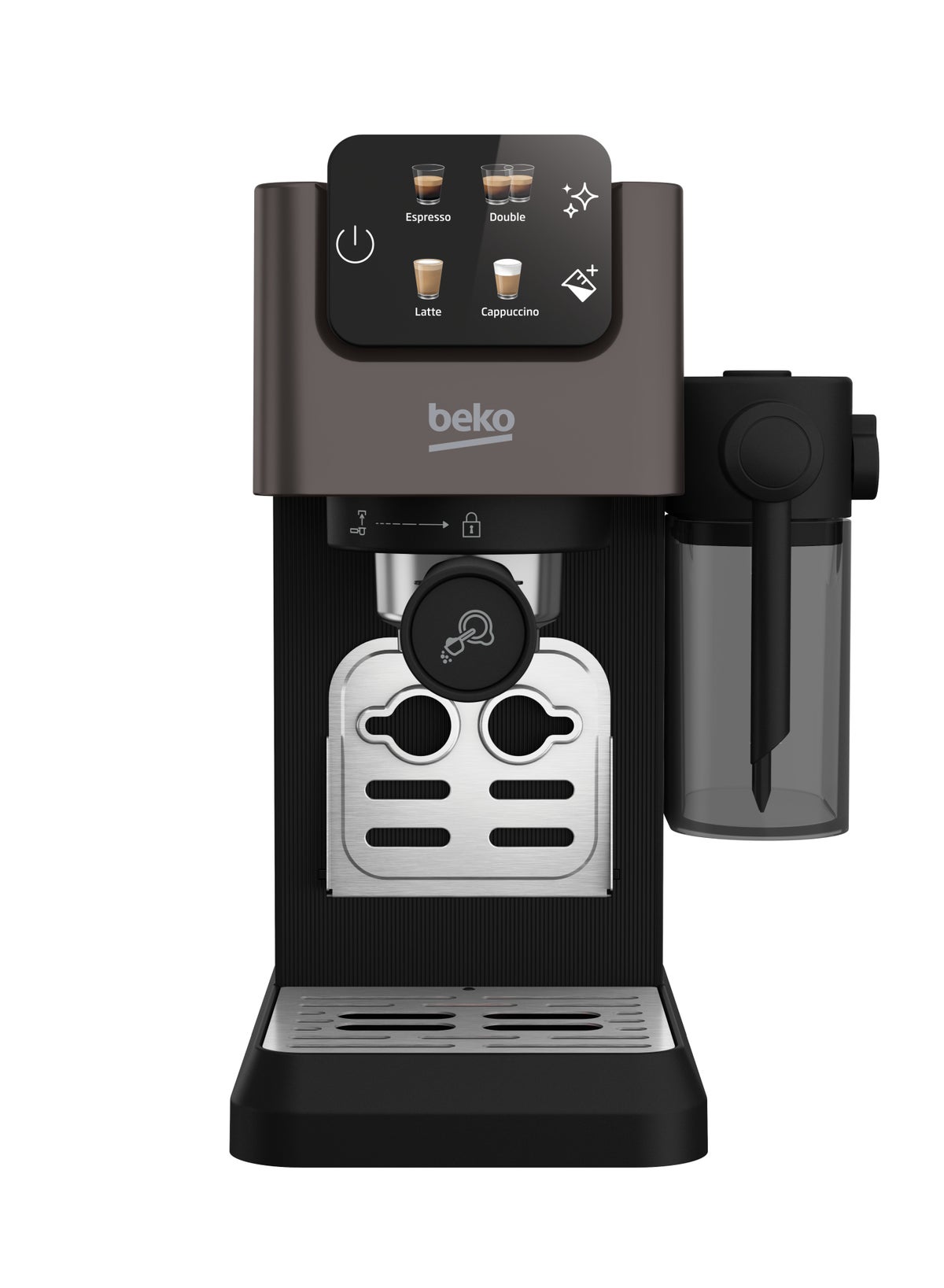 Beko Manual Espresso Machine (20 Bar) - Milk Frother - Touch Screen - 1.1 L 1628 W CEP 5464 DX ...