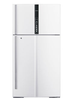 HITACHI Double Door Refrigerator, 600 L 333 kW R-V805PS1KVTWH White | Best Price KSA | Riyadh ...