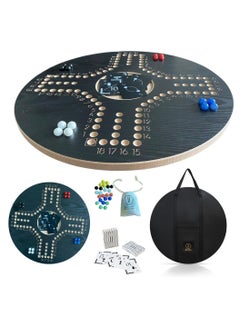 JACKAROOJOKER Jackaroo Board Game Set, 4-Player Wooden Board with ...