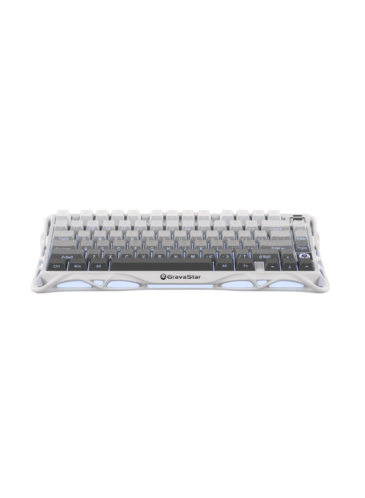 Gravastar Mercury K1 Mechanical Gaming Keyboard (Gradient White) - 75% ...