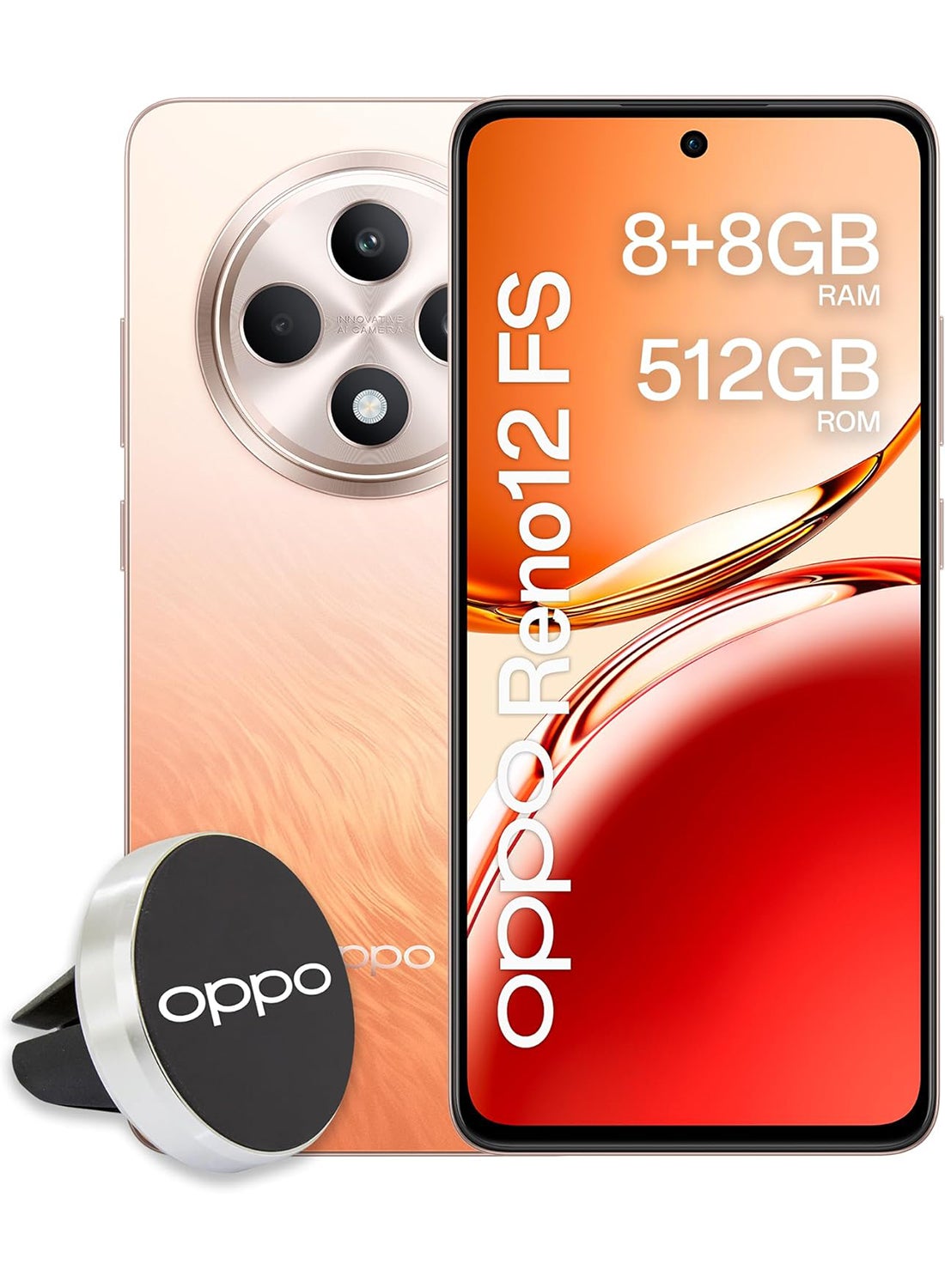 OPPO Reno12 FS 4G Dual SIM 8GB RAM 512GB ROM Amber Orange ...