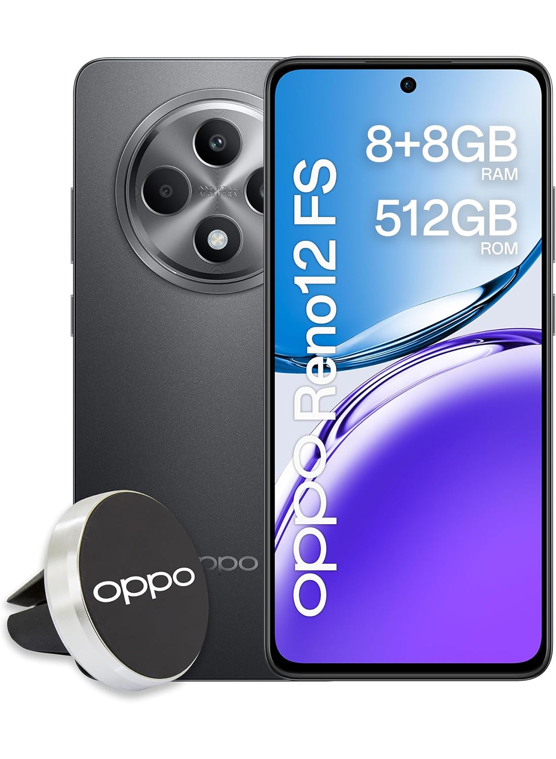 OPPO Reno12 FS 4G Dual SIM 8GB RAM 512GB ROM Matte Grey - International ...