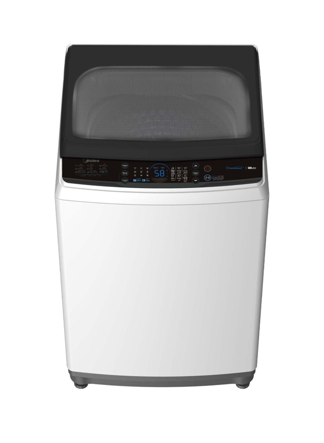 Midea Top Load Washing Machine 10KG 8 Programs LED Display ...
