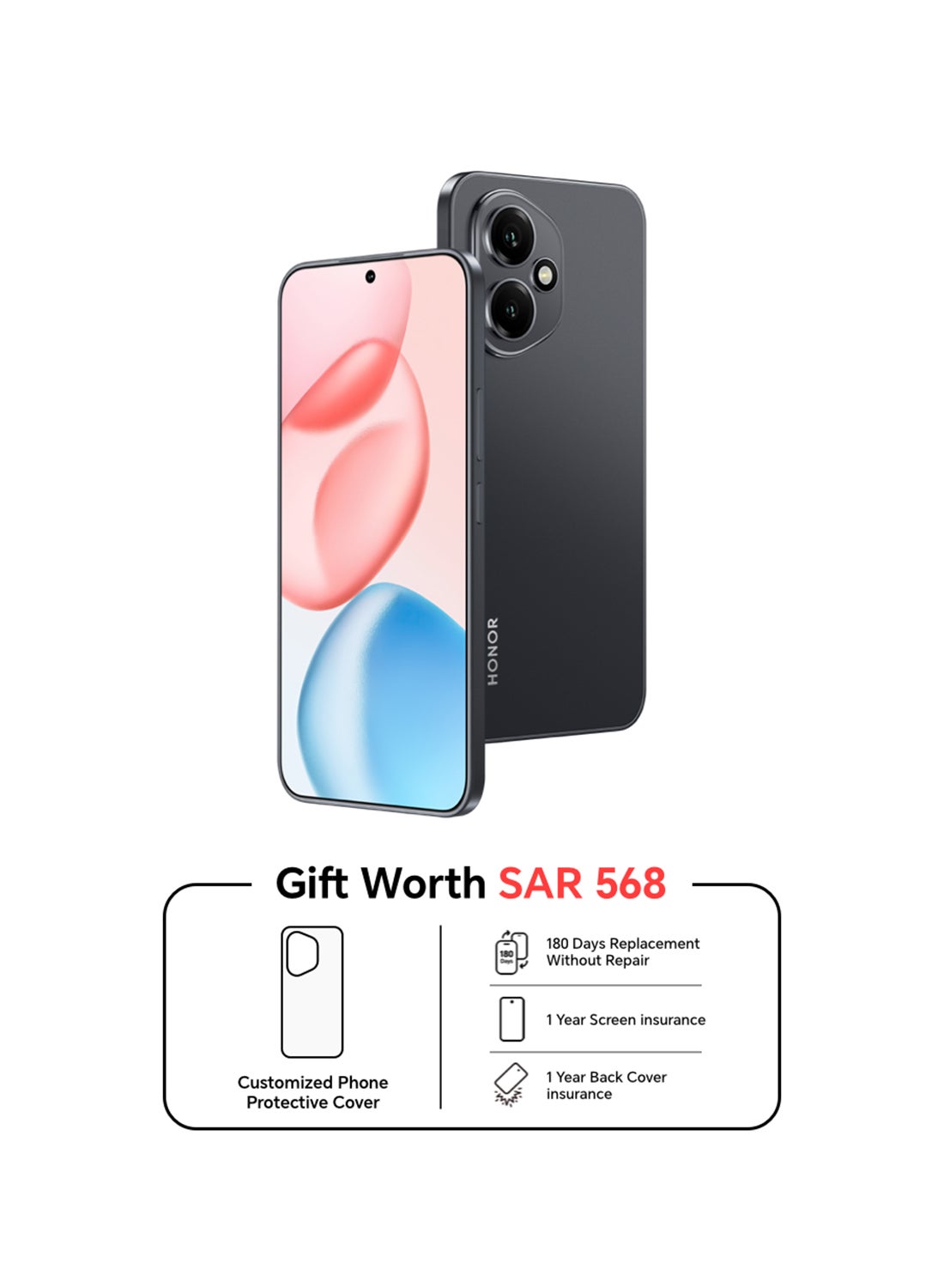 Honor H400 Dual SIM Black 12GB RAM 256GB With Free Gifts - Middle East ...