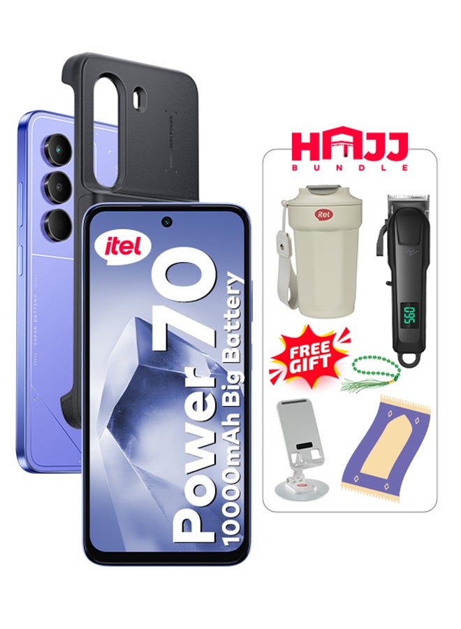 ITEL P70 Dual SIM Marine 4+4GB RAM 128GB 4G With Charging Case, Hair ...