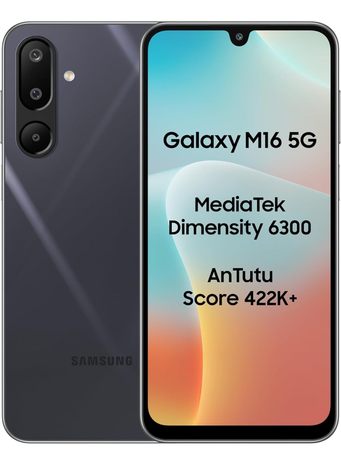 Samsung Galaxy M16 5G (Thunder Black, 8GB RAM, 128GB Storage) | Dual ...
