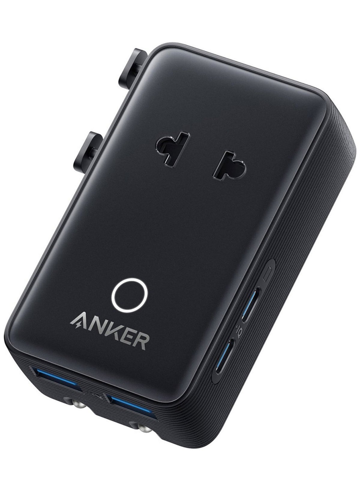 Anker 5-Port Nano Travel Power Adapter With 1 AC And 2 USB-A 2 USB-C ...