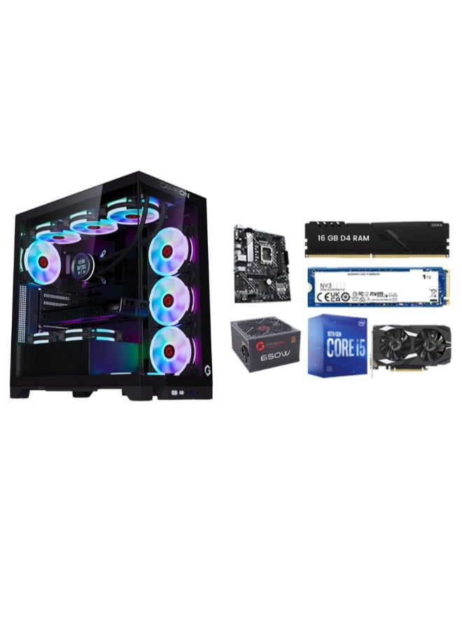 GameOn Gaming Desktop PC With Intel Core i5-12400F Processor/16GB DDR4 ...