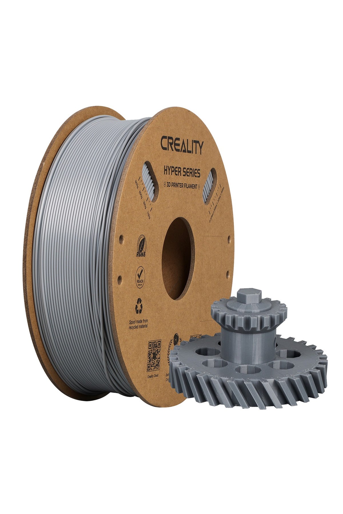 Creality 3D Hyper ABS Filament 1.75mm Black, 3D Printer Filament ABS ...