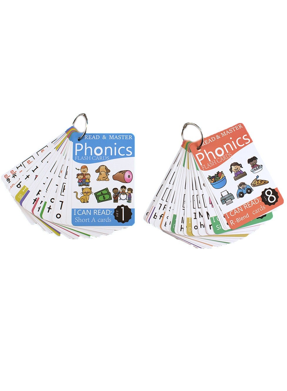 Phonics Flash Cards, 67Pcs Sight Words Educational Flashcards, Phonics ...