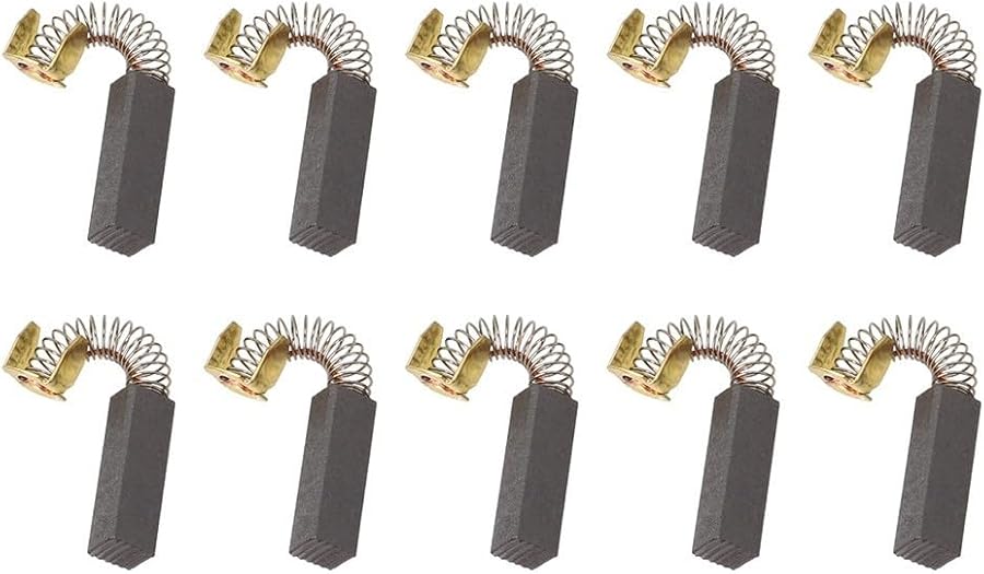 Generic 10 Pack Carbon Brushes 20mm x 7mm x 6mm for Electric Motors ...