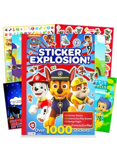 Nick Jr Paw Patrol Sticker Activity Book Bundle ~ Over 1000 Paw Patrol ...