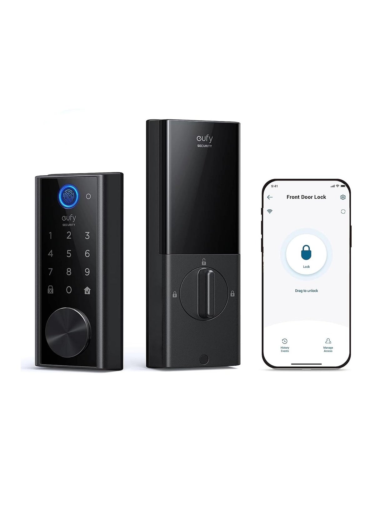 eufy eufy security Smart Lock Touch, Fingerprint Keyless Entry Door ...