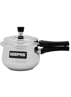 GEEPAS Stainless Steel Induction Base Pressure Cooker - Lightweight ...