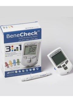 BeneCheck Benecheck Multi-Monitoring System- Glucose+Cholesterol+Uric ...