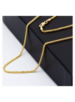 Gold Zone Real Gold Wide Chain Necklace UAE | Dubai, Abu Dhabi