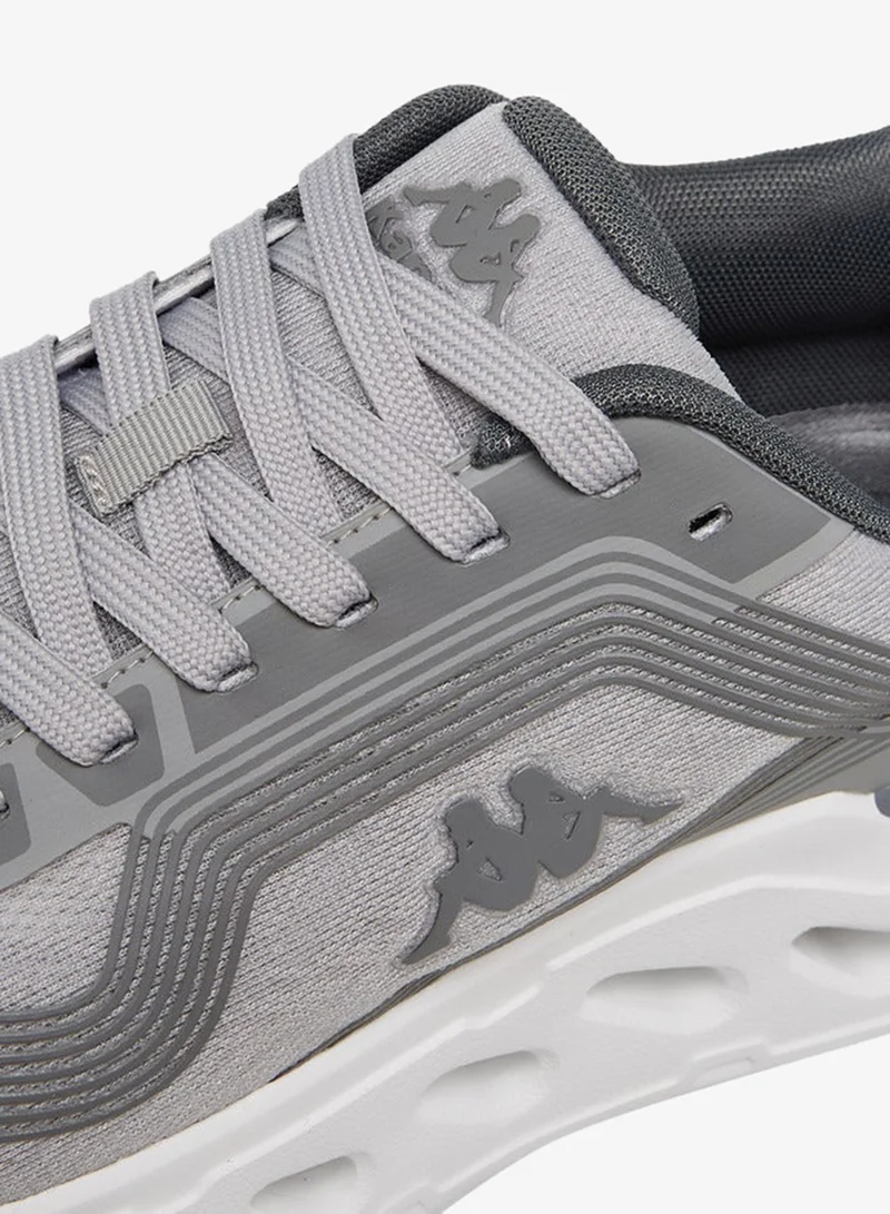 Kappa GREY Men's Textured Lace-Up Sports Shoes for Men | Best Price KSA