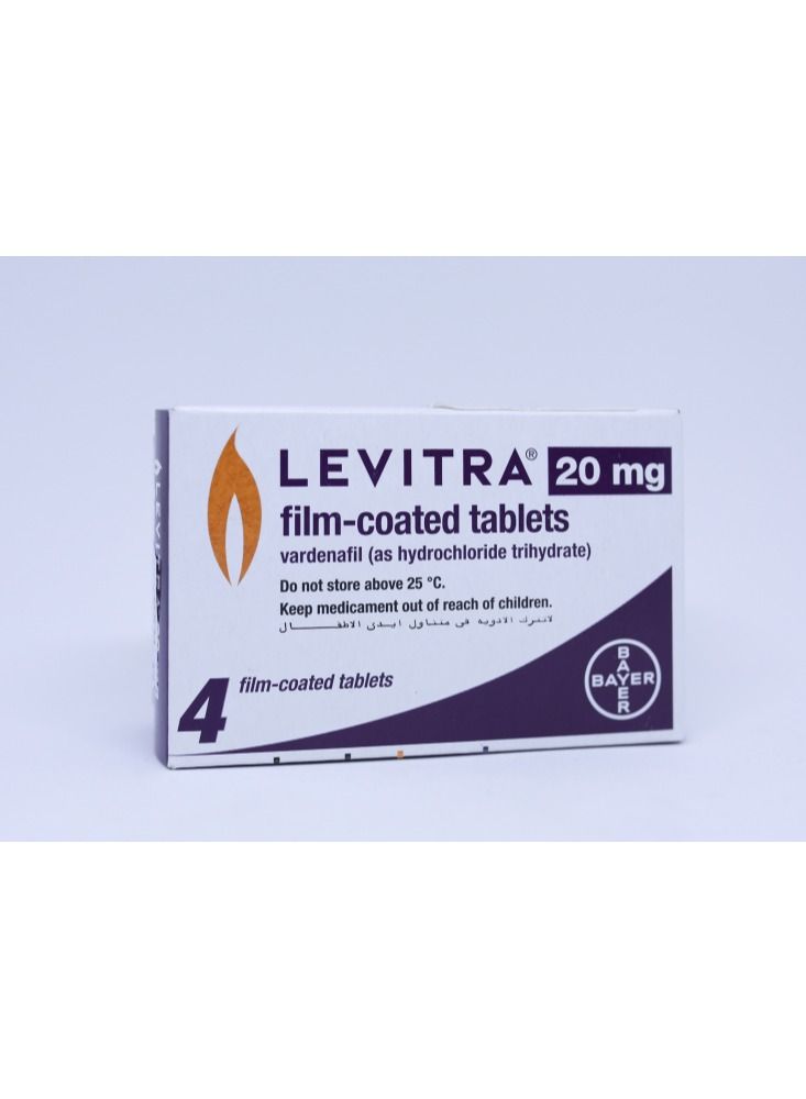 LEVITRA 20mg Tablets 4's | Best Price UAE | Dubai, Abu Dhabi