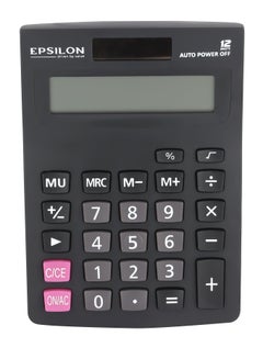 Epsilon Epsilon 12 Digit Desktop Calculator- EPSCL165, Includes Percent ...