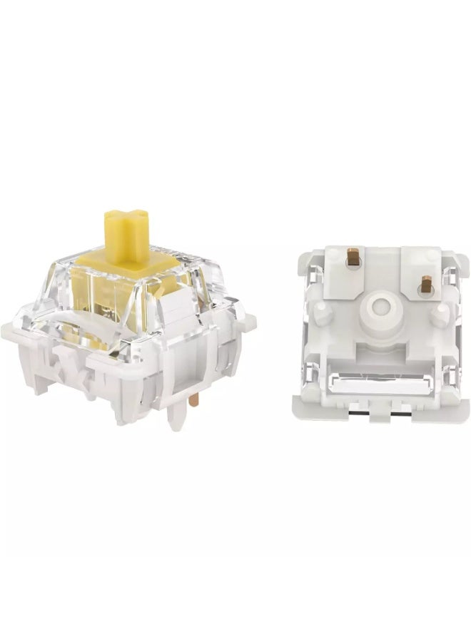 Generic GATERON G Pro 3.0 Yellow Tactile Switches RGB Pre-lubed 5 pins ...