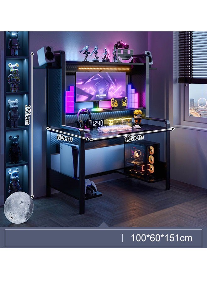 NKX Ergonomic Computer And Multifunctional Gaming Desk Table 100 cm ...