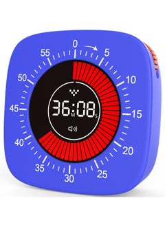 SYOSI Visual Digital Timer for Kids, Rechargeable with 4 Alarm Modes ...
